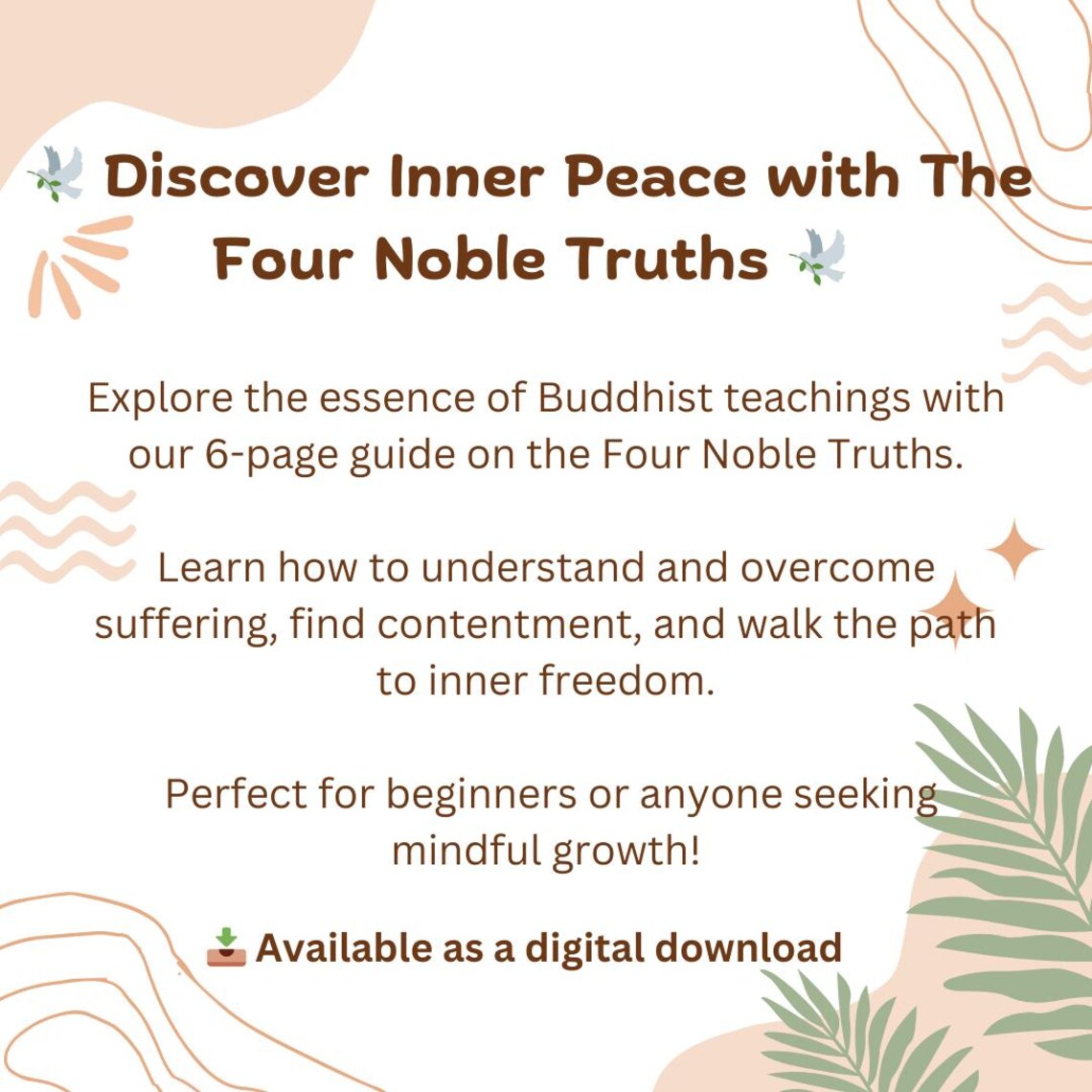 The Four Noble Truths: Guide to Understanding Suffering and Inner Peace ...