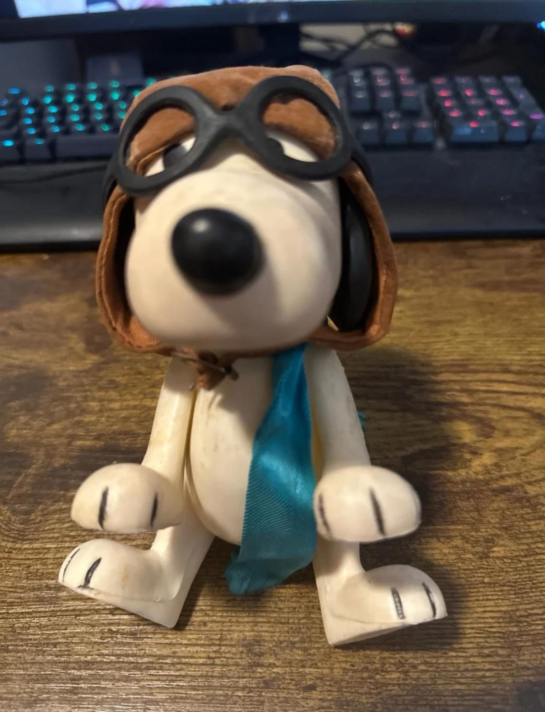 Vintage 1966 Peanuts Snoopy Dog Aviator Pilot All Original Goggles ...