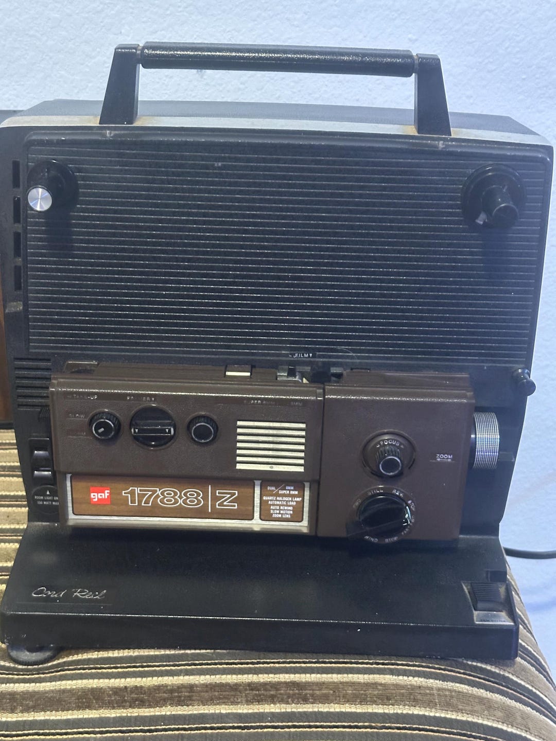 Vintage GAF 1788Z Super 8 Sound Film Projector Working 1970s USA - Etsy