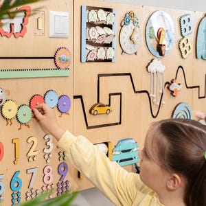 Interactive Activity Wall Panels for Public Installation. Wooden ...