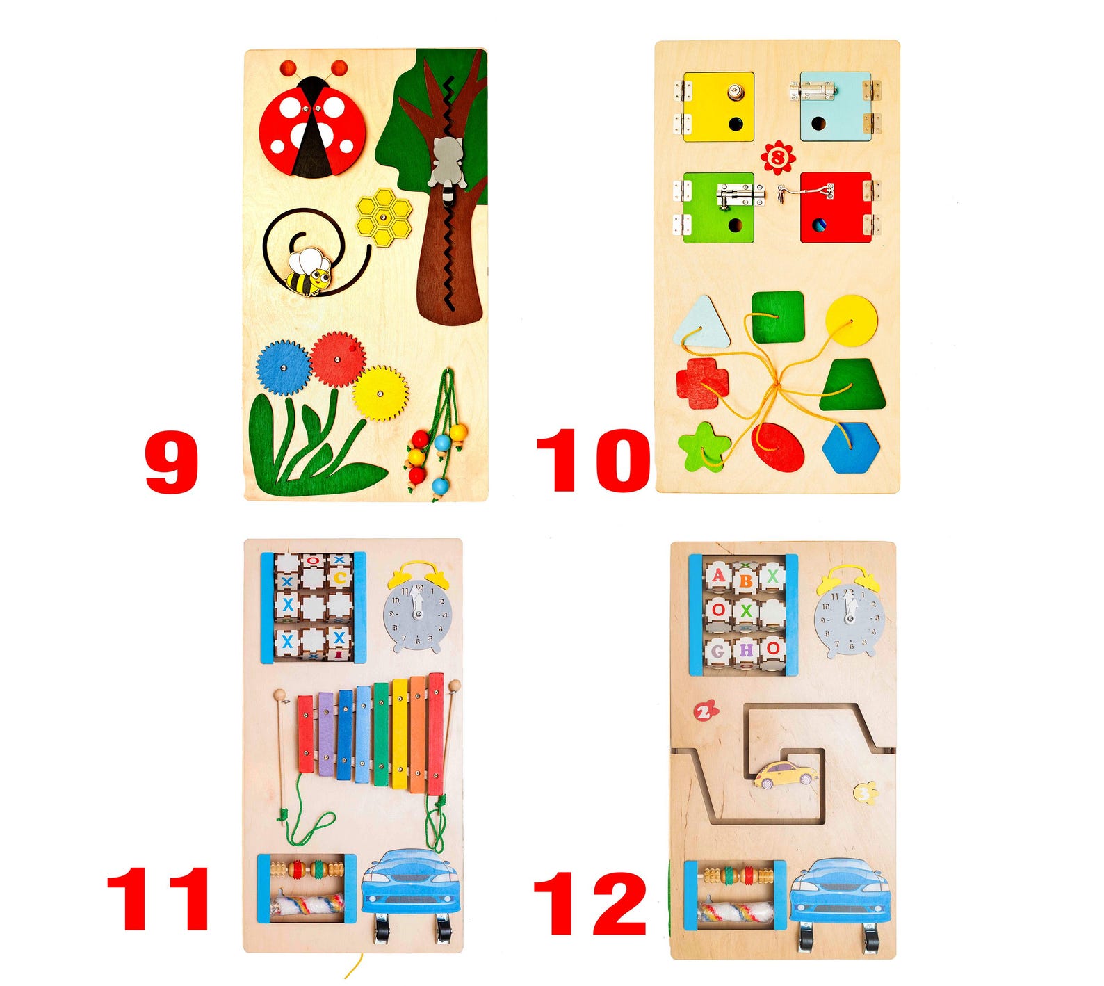 DIY Sensory Wall - Custom Personalized Educational Busy Board for Kids ...