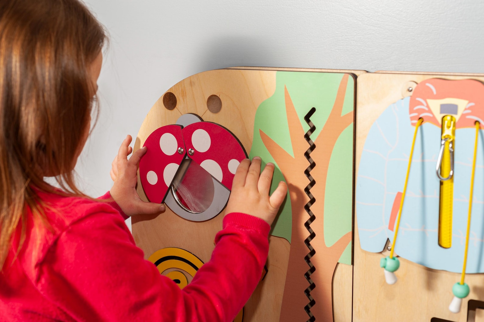 Rounded Sensory Wall Panels in Pastel Color for Kids Museums, Libraries ...