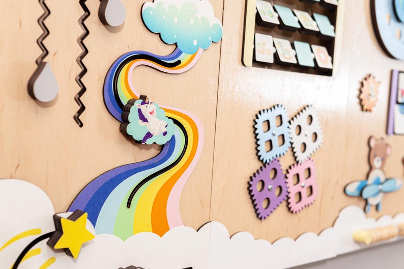 DIY Sensory Panel for Kids | Interactive Sensory Wall Activity Board for Early Learning and ...