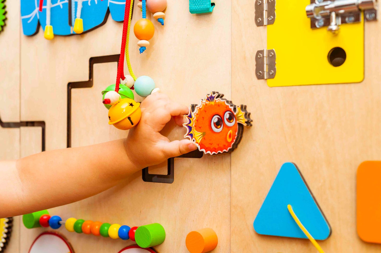 Huge Sensory Learning Wall Panel for Kids | Busy Board for Kids in ...