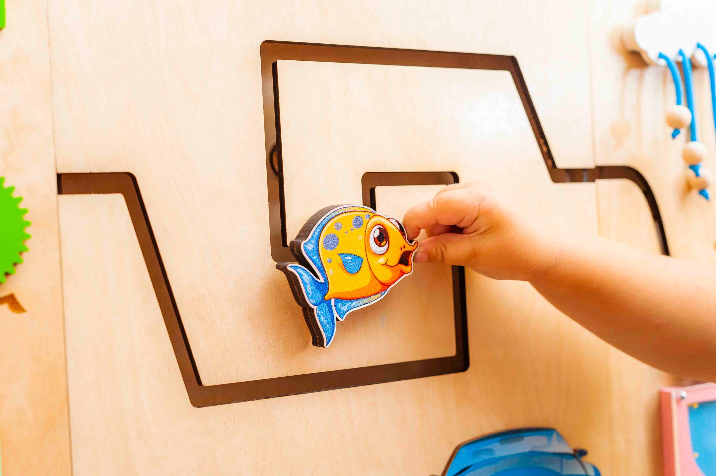 Huge Sensory Learning Wall Panel for Kids | Busy Board for Kids in ...