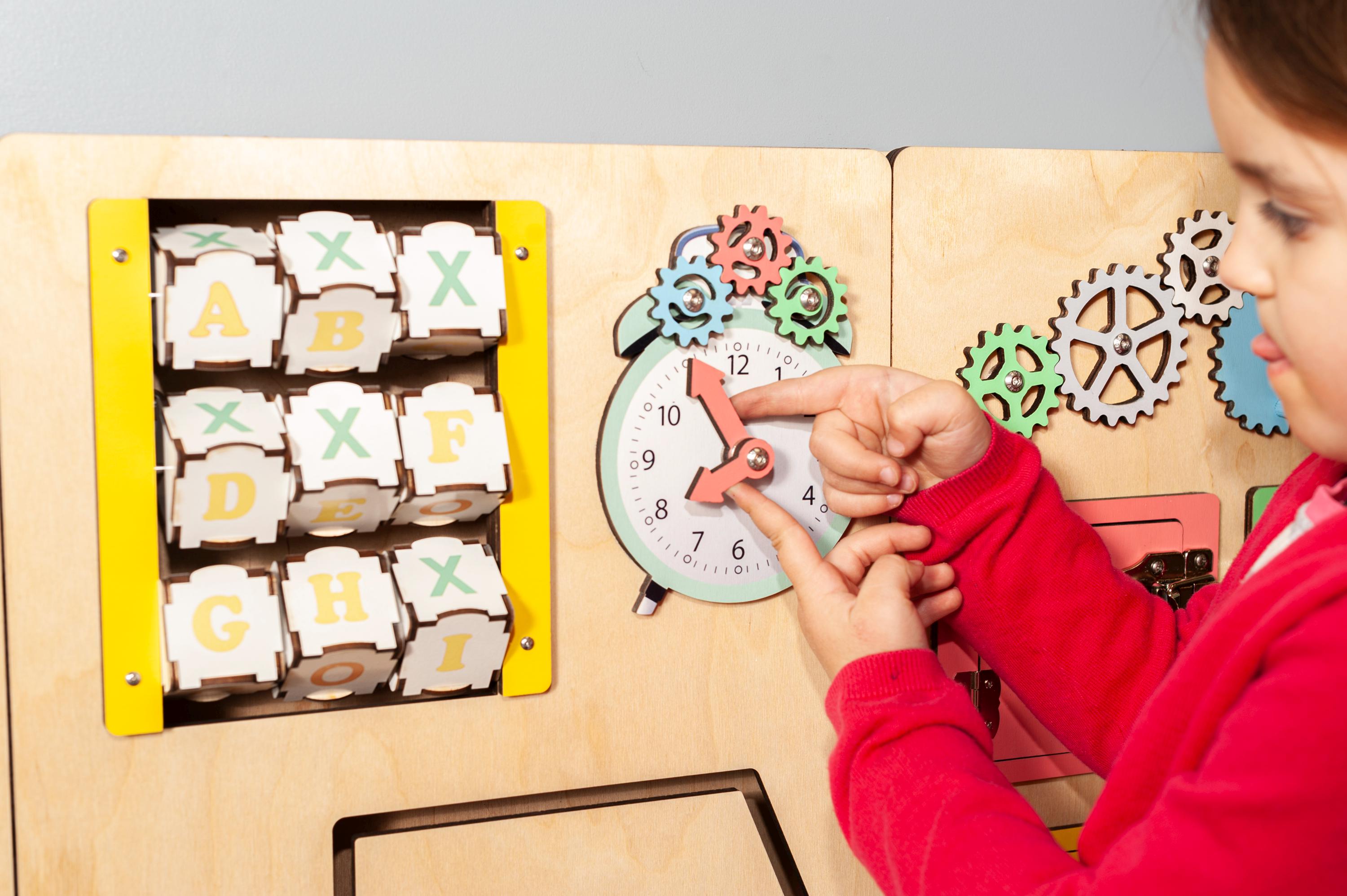 Rounded Sensory Wall Panels in Pastel Color for Kids Museums, Libraries ...