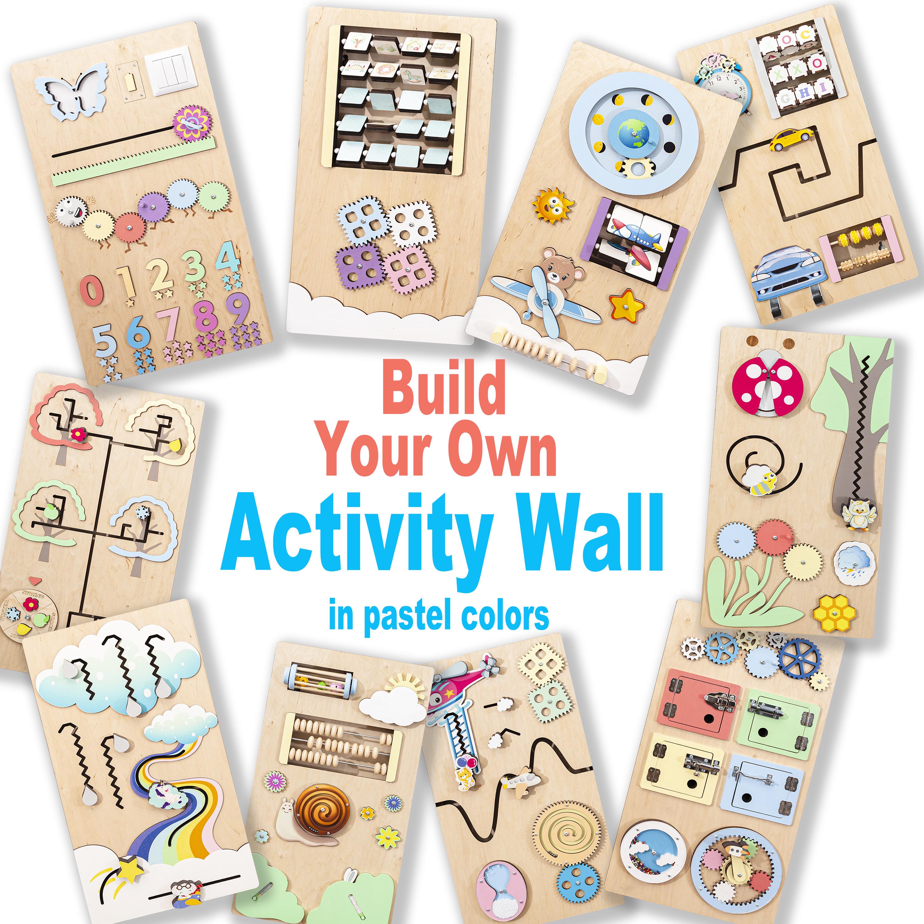DIY Sensory Panel for Kids | Interactive Sensory Wall Activity Board ...