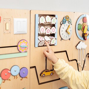 Interactive Activity Wall Panels for Public Installation. Wooden ...