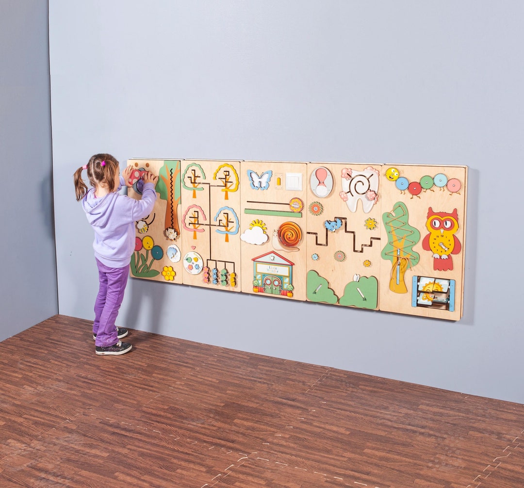 Sensory Wall Panels for Dentist Office | Interactive Activity Wall for ...