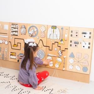 Durable Kids Busy Board for Early Learning and Development Activity ...