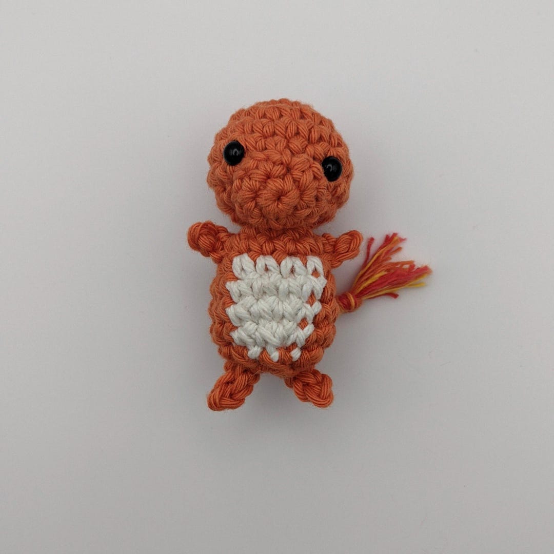 Mini Charmander Crochet Pattern - Etsy