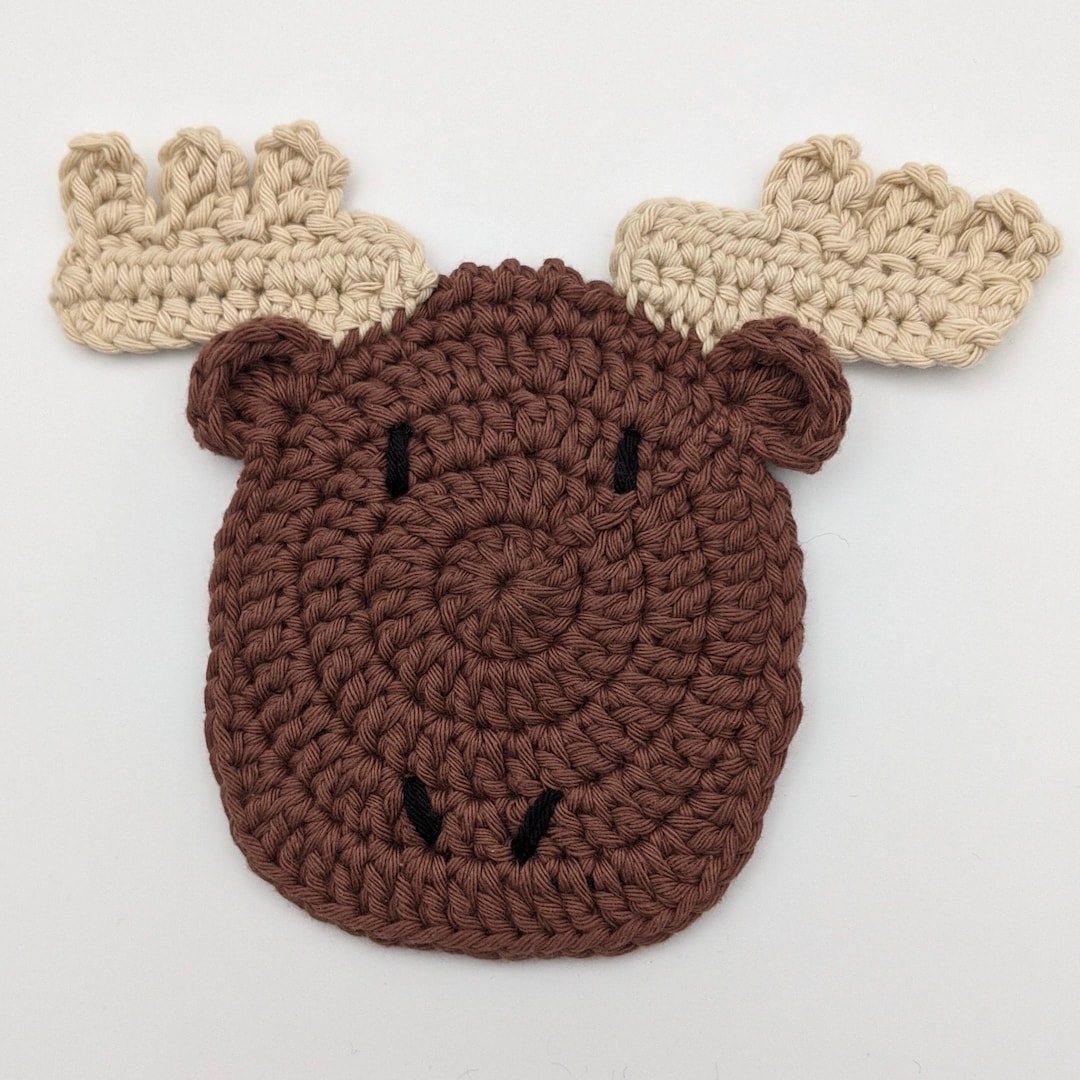Moose Coaster Crochet Pattern - Etsy