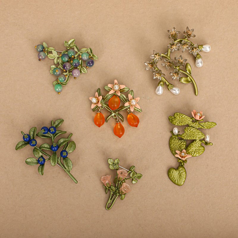 Fruit Pins Vintage - Etsy