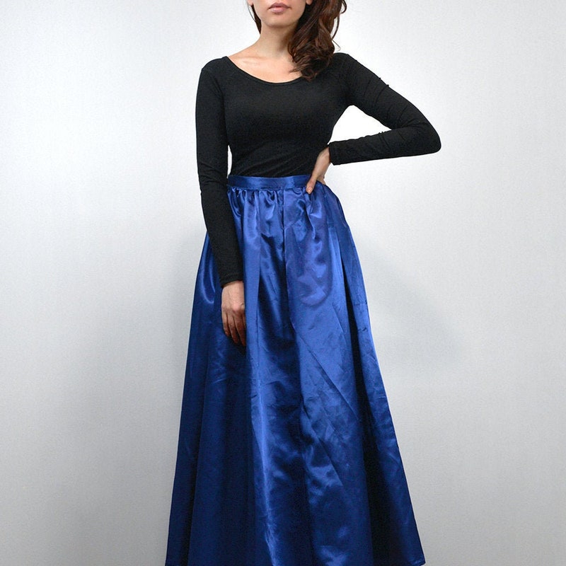 Blue Skirt - Etsy