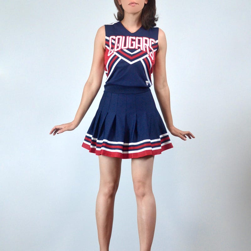 Red Cheerleader Costume - Etsy