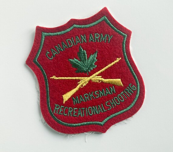 1960s Marksman Embroidered Jacket Patch, Vintage 60s … - Gem