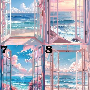 Ocean Waves Paint by Number Kit Blue Beach Wave DIY Paint by Numbers ...