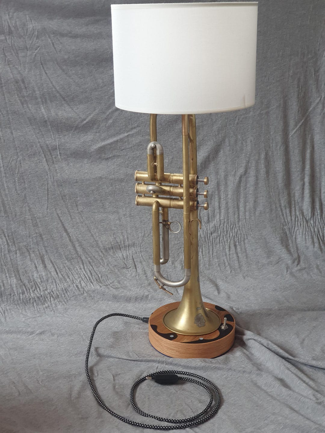 Lafleur, Trumpet Lamp - Etsy