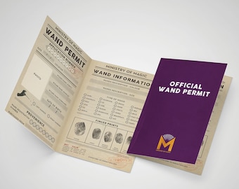 Wand permit | Etsy