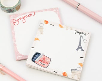 French Notepad - Etsy