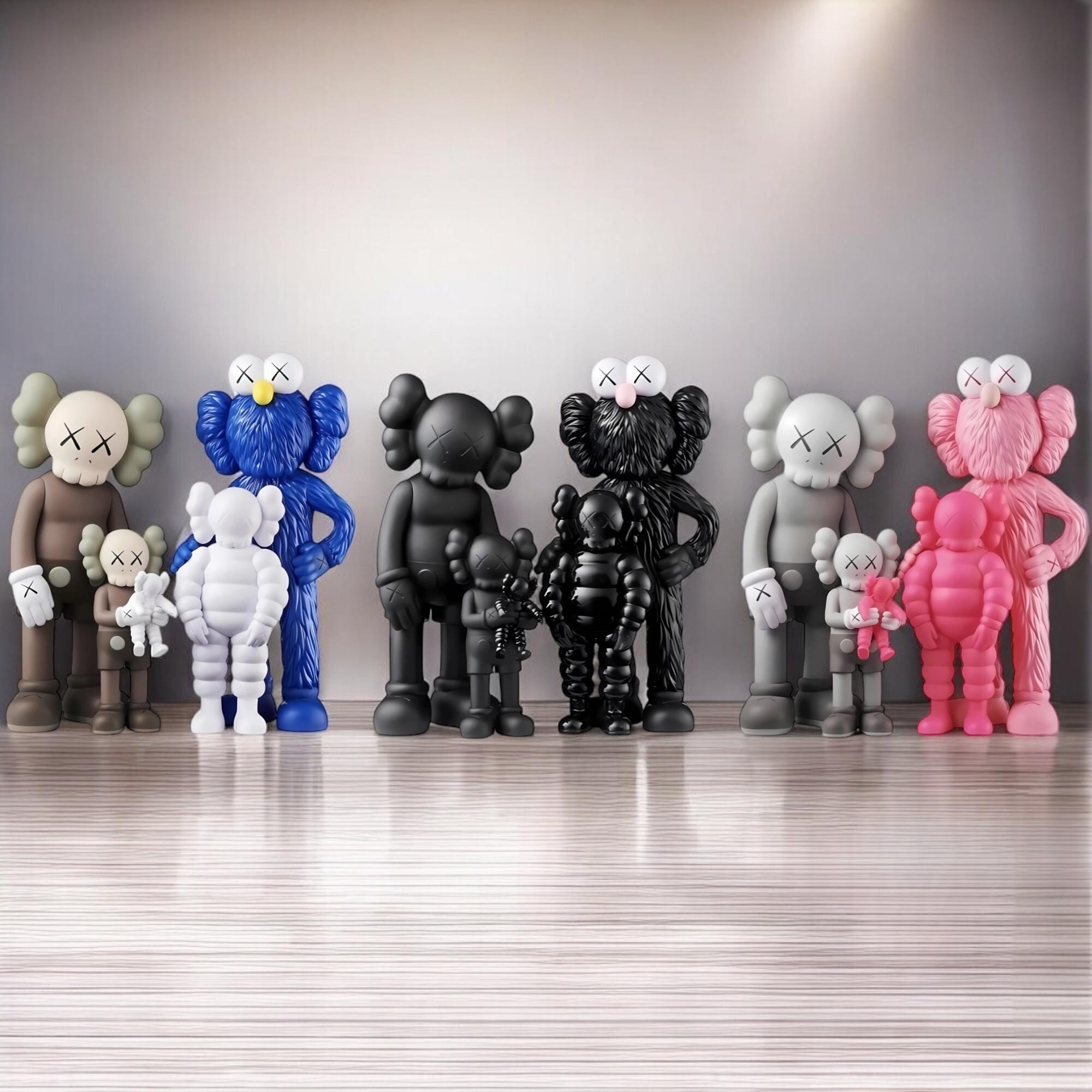 Decorative Limited Edition Kaws Decor Figures Kaws Family Figure ...