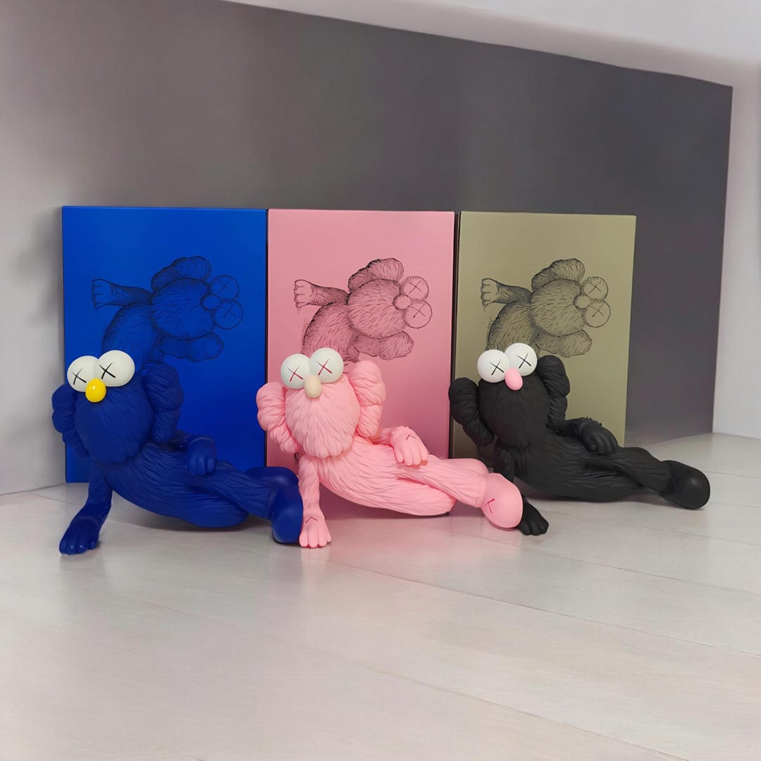 Decorative Limited Edition Kaws Decor Figures Elmo Kaws Sesame Street ...