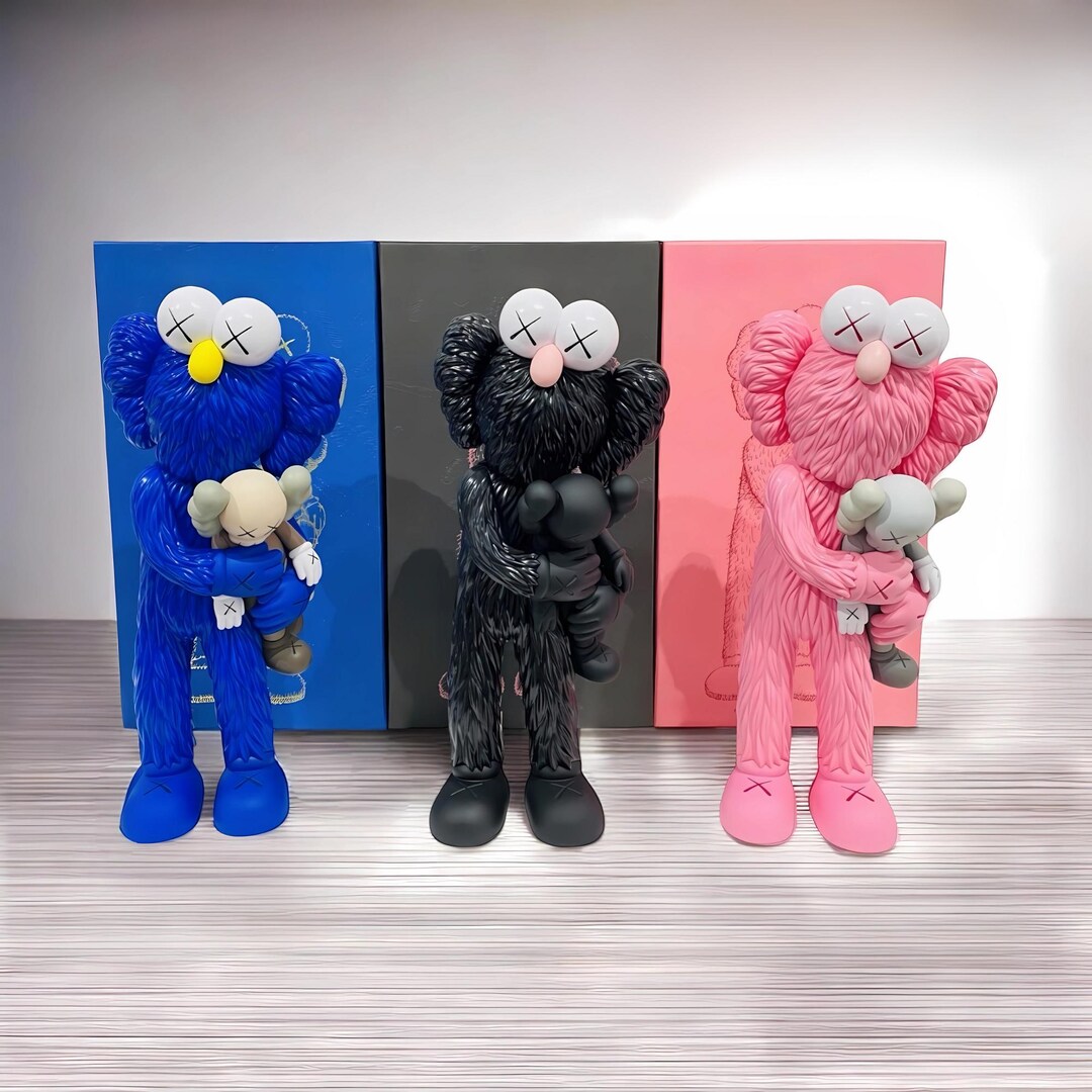 Elmo Kaws Design Figure Decorative Inspired Kaws Figures Statue Decor ...