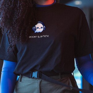 Ghost Spooky and Autistic Funny Meme Shirt, Ghost T-shirt, Cute Meme ...