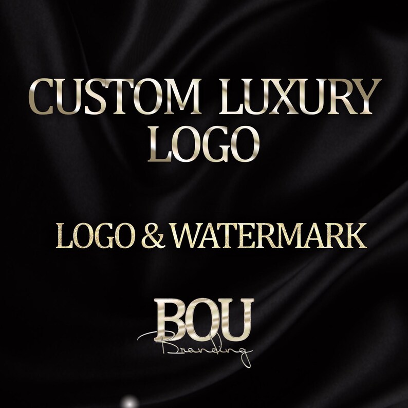 CUSTOM Logo & Watermark - Luxury Logo - Branding - Etsy