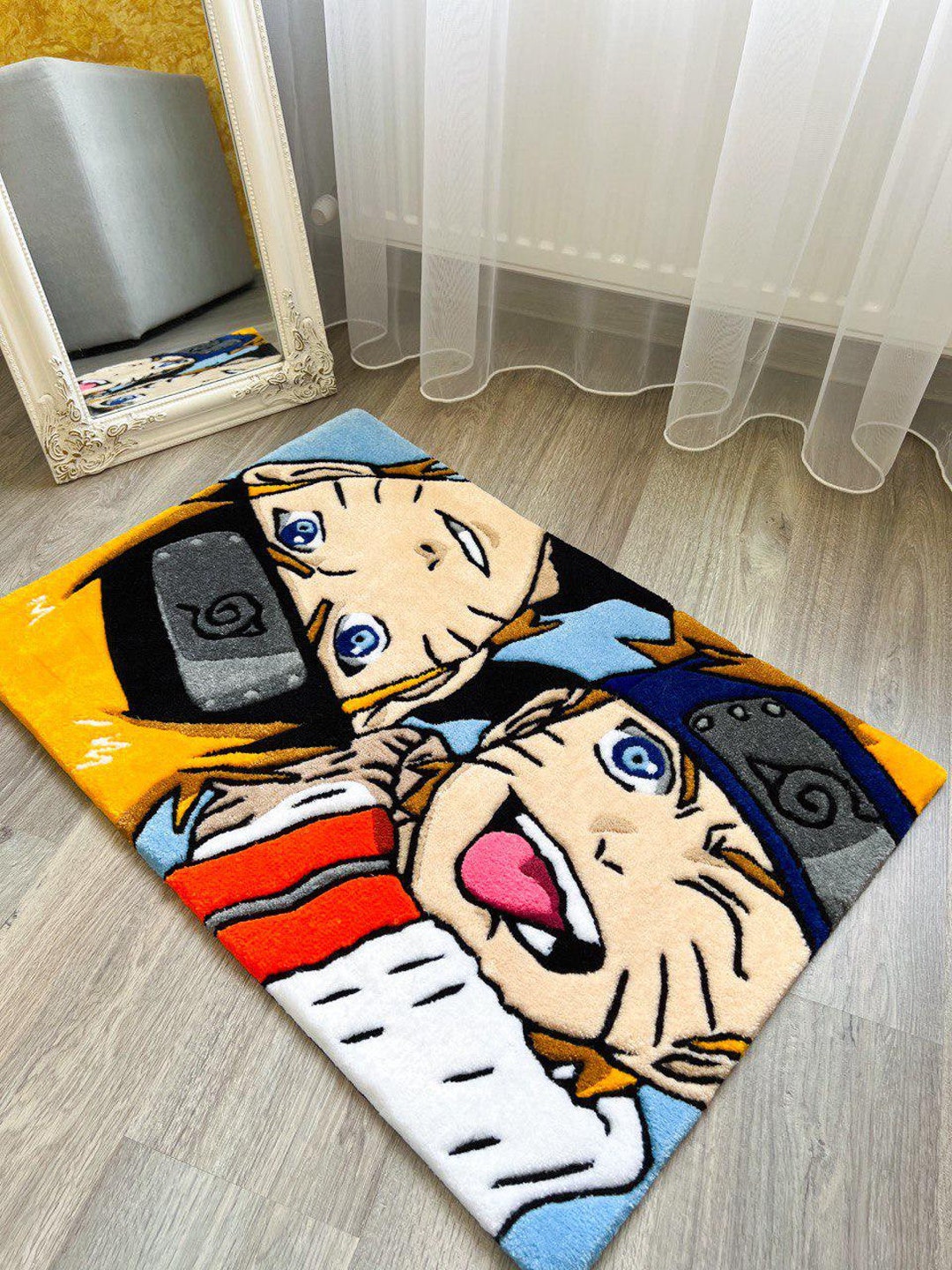 Naruto Tufted Rug/ Uzumaki Naruto Rug/ Anime Custom Rug - Etsy