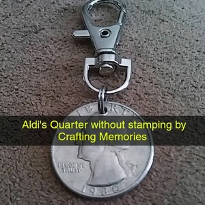 Aldi Quarter Key Chain, Cart Coin, Aldi's Quarter, Shopping Coin ...