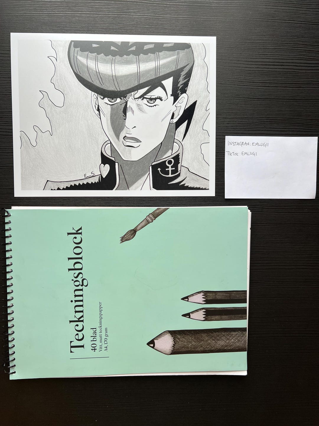 PRINT of Handmade Anime Art, Jojo’s Bizarre Adventure Fanart, Josuk3 ...