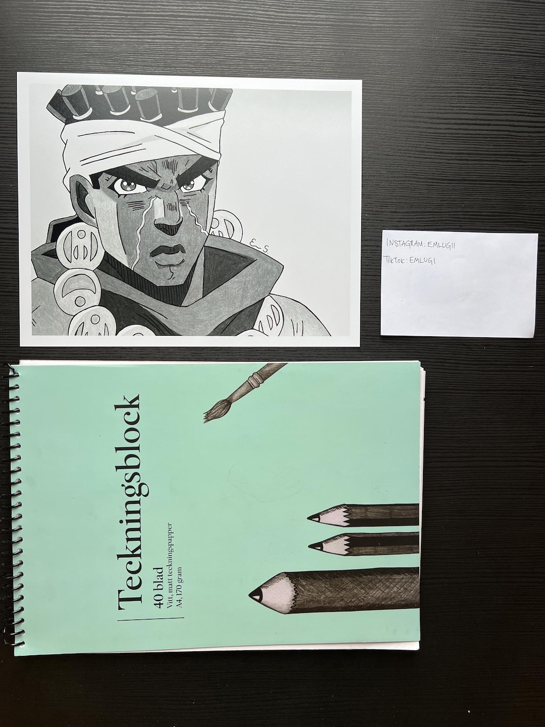PRINT of Handmade Anime Drawing, Jojo’s Bizarre Adventure Fanart ...