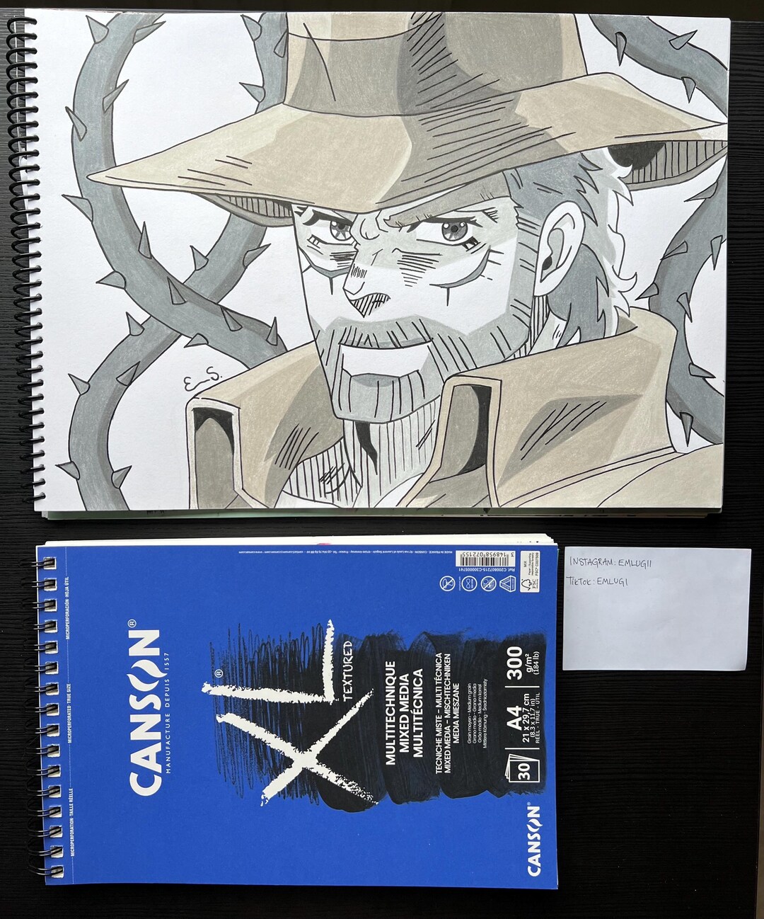 Handmade ORIGINAL Colored Pencil Anime Art, Joj0’s Bizarre Adventure ...