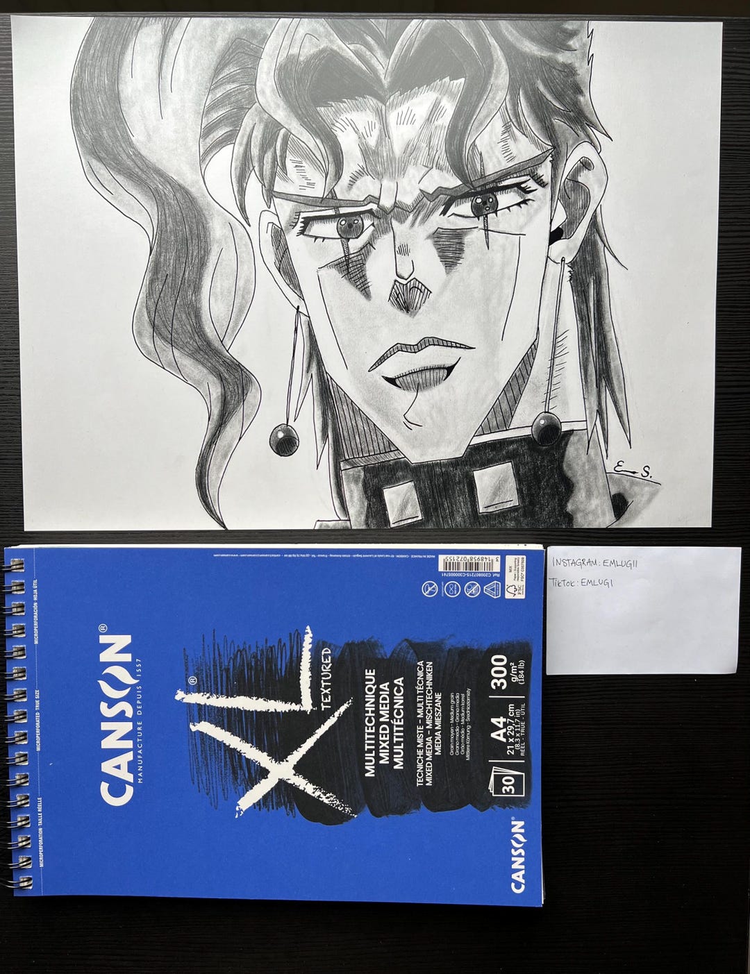 PRINT of Handmade Anime Drawing, Jojo's Bizarre Adventure Fanart ...