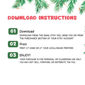 Merry Christmas Word Game Printable, Fun Holiday Activity, Family Game ...