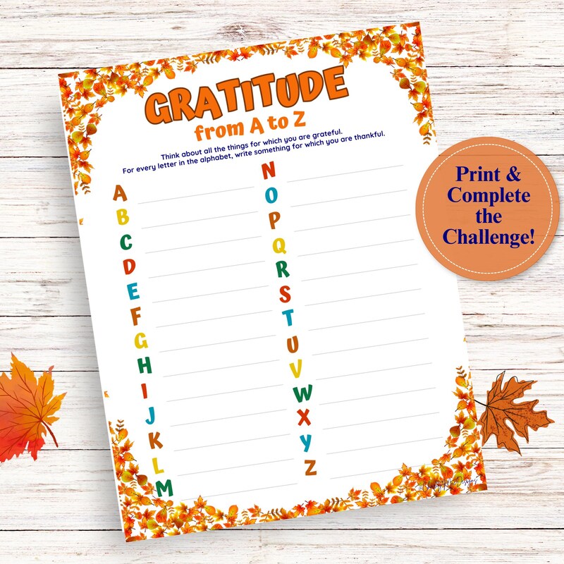 Gratitude Print - Etsy