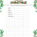 Merry Christmas Word Game Printable, Fun Holiday Activity, Family Game ...