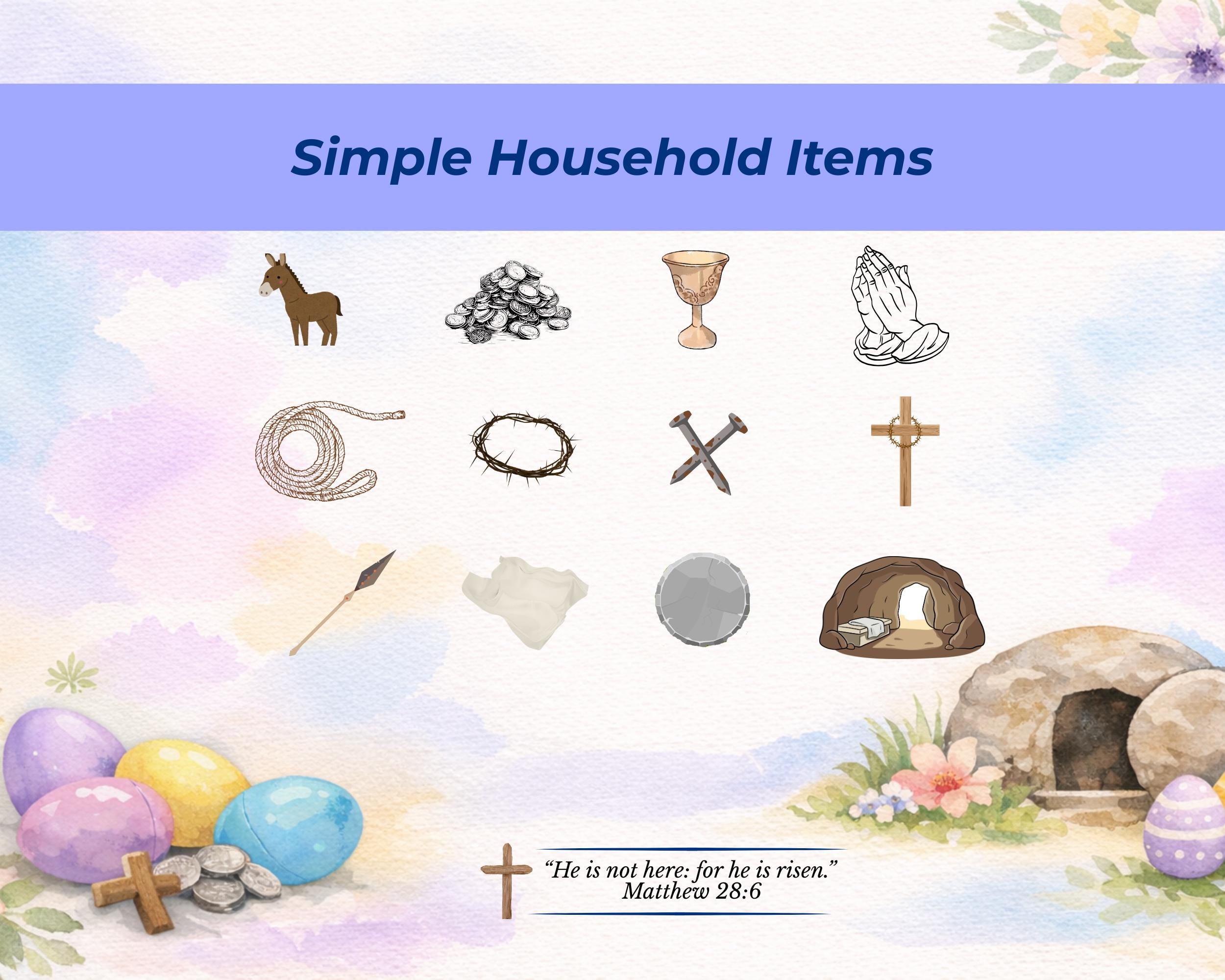 Resurrection Eggs Printable Kit, 12 Day Easter Countdown Devotional ...