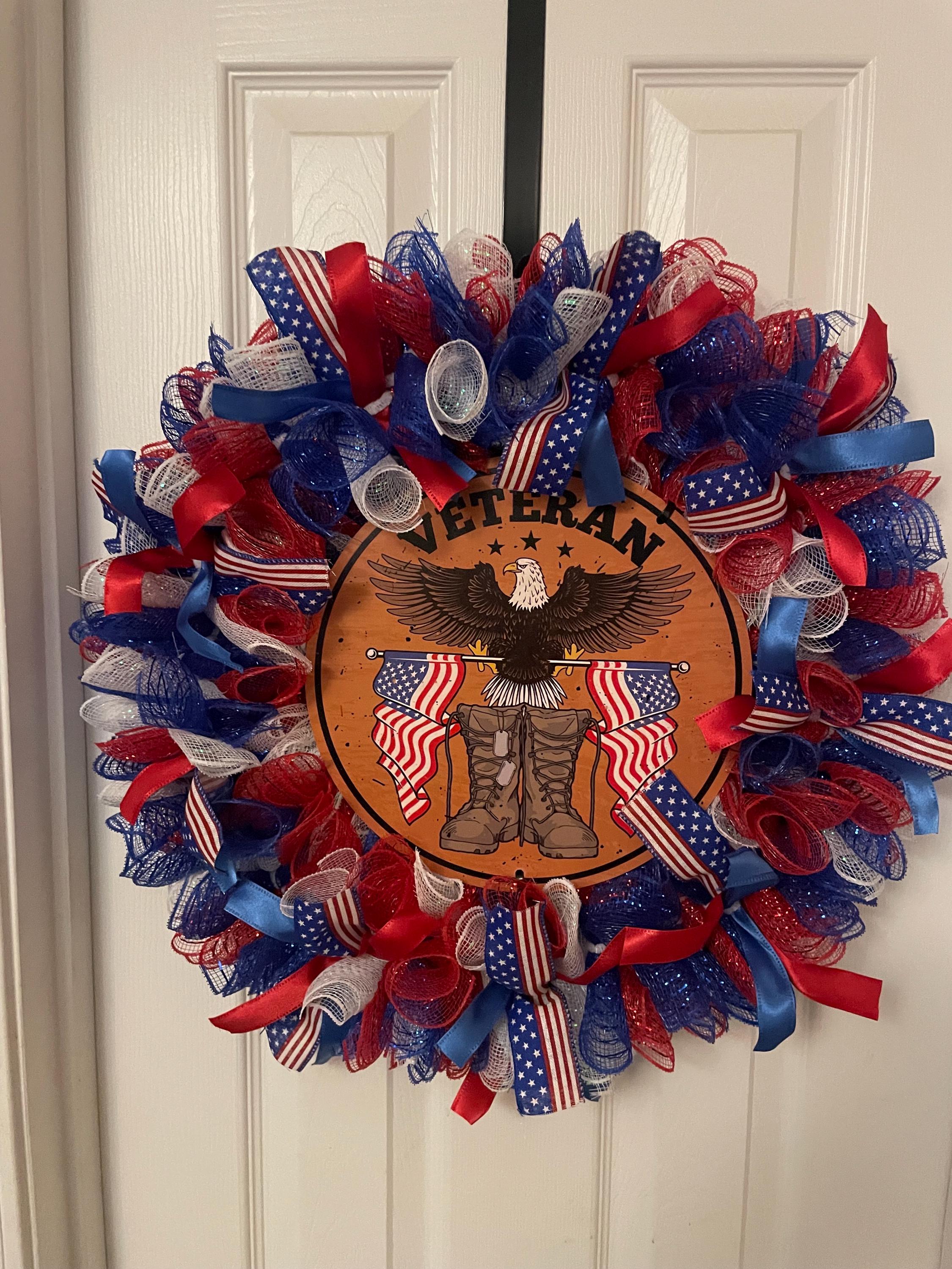 Veterans Wreath (you Will Receive a Flag of the Military Branch of ...