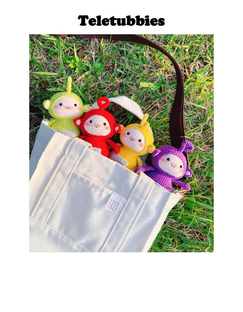 Teletubbies Crochet Pattern - Etsy