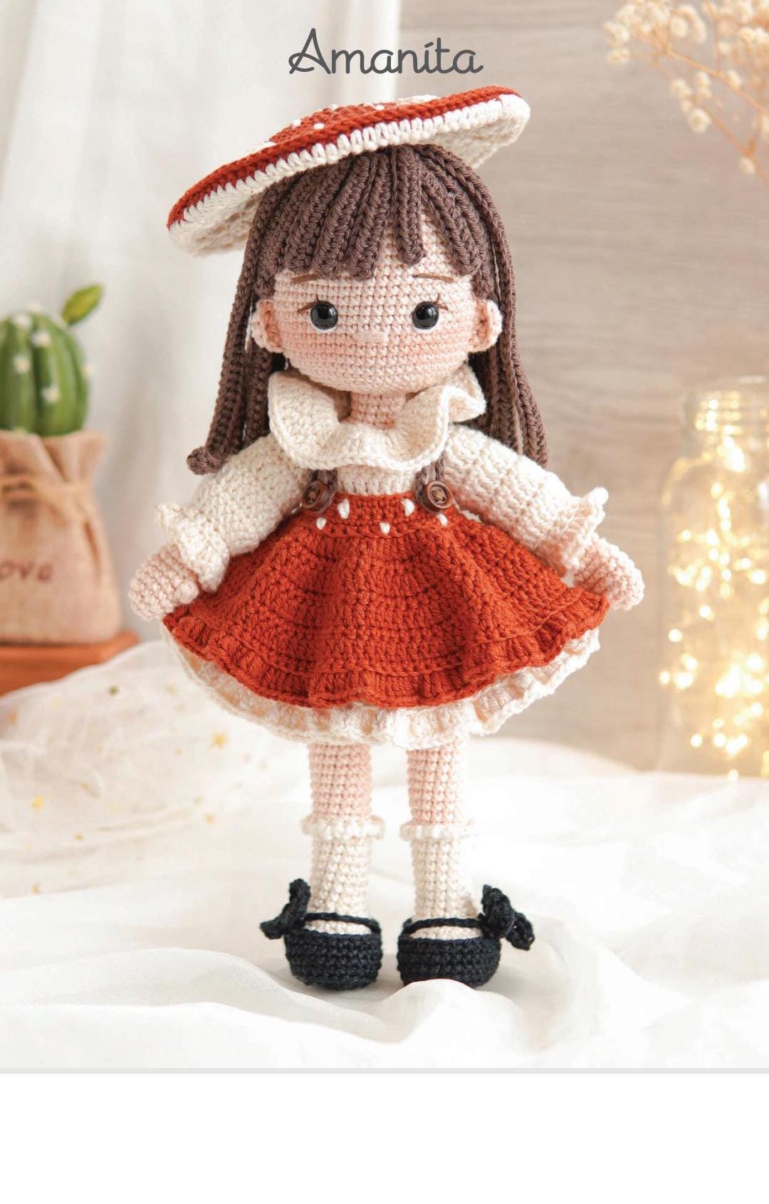 Girls Doll Crochet Pattern - Etsy