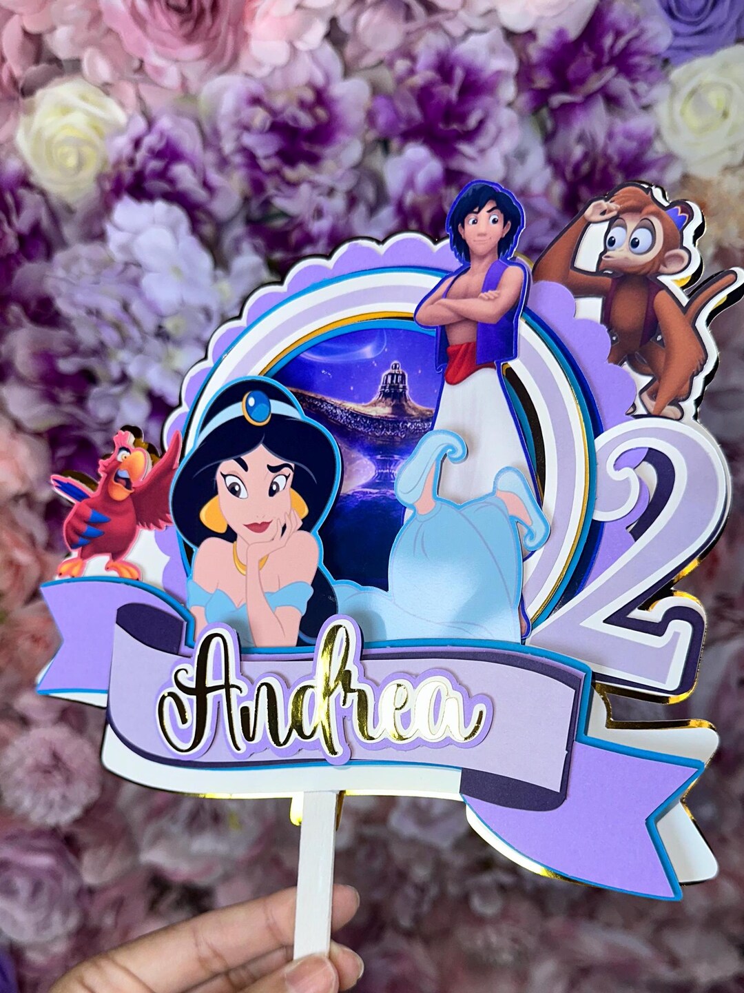 Aladdin Cake Topper Digital Template Created From Silhouette Studio - Etsy