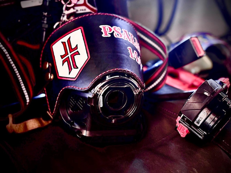 Custom Leather SCBA Mask Cover - Etsy