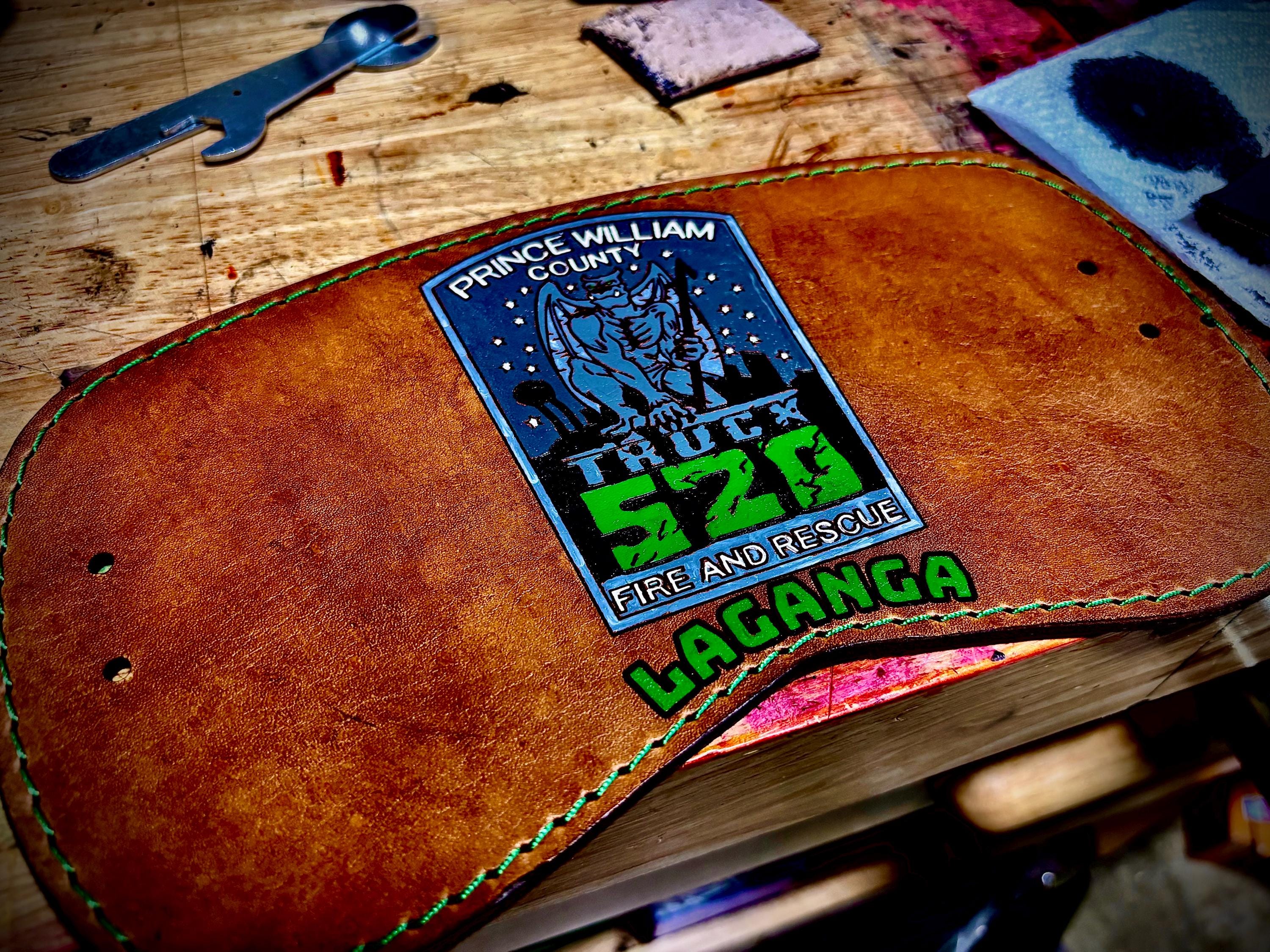 Custom Leather SCBA Mask Cover - Etsy