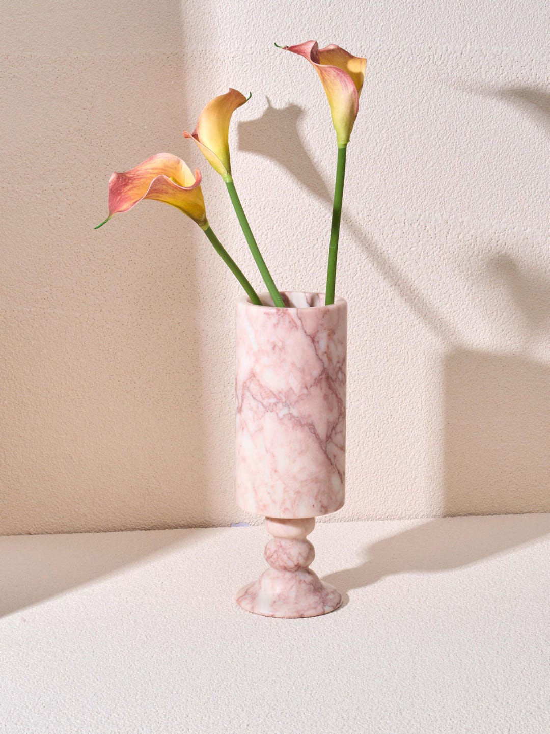 Pink Marble Vase,handmade Vase,home Decor,housewarming Gift,home Gifts ...