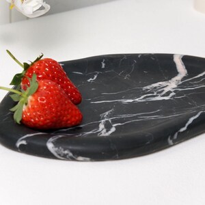 Irregular Cloud Marble Tray,jewelry Tray,bath Items,housewarming Gift ...