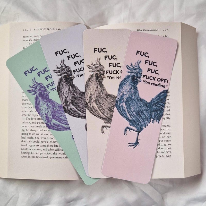 Rude Books Marks - Etsy UK