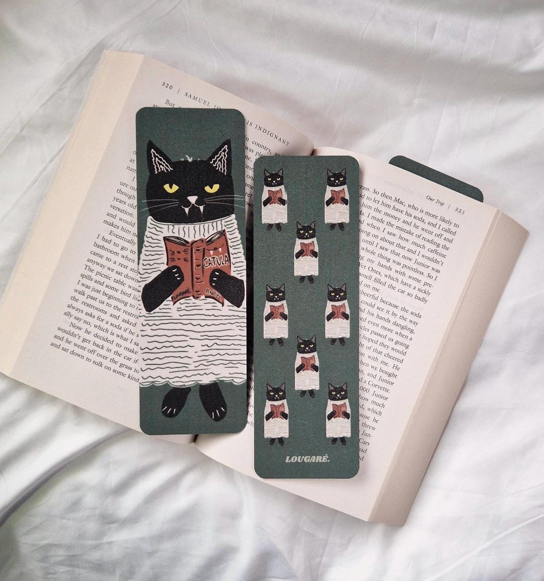 Catula Bookmark | Dracula Cat Reading Gift | Book Lovers Gifts - Etsy