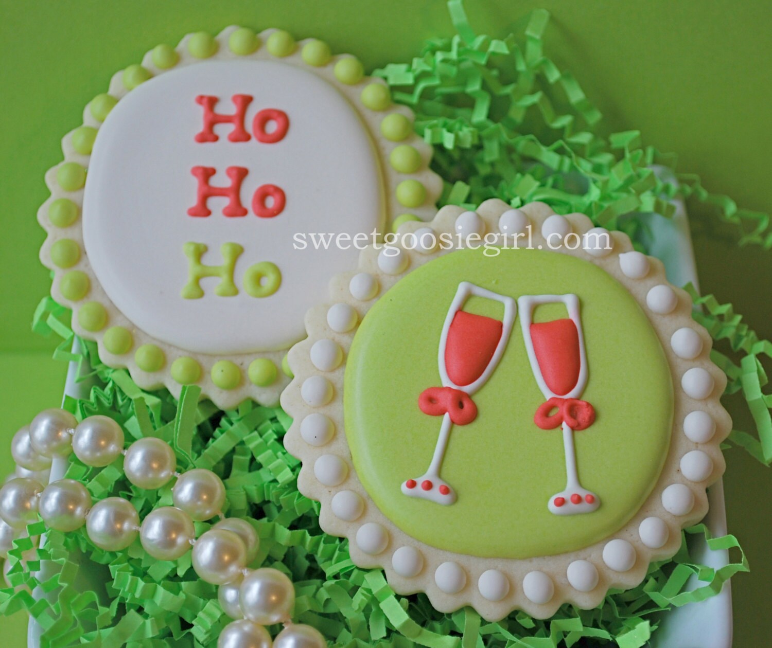 Preppy Monogrammed Christmas Stocking Decorated Sugar Cookies - Etsy